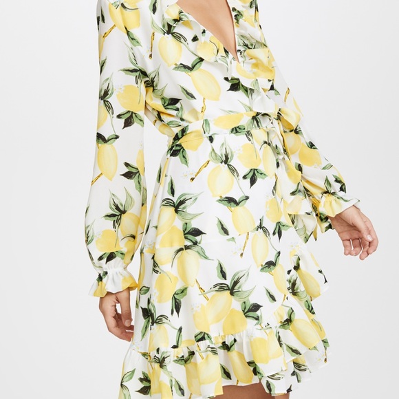 Ella Moon | Dresses | Ella Moon Lemon Wrap Dress | Poshmark